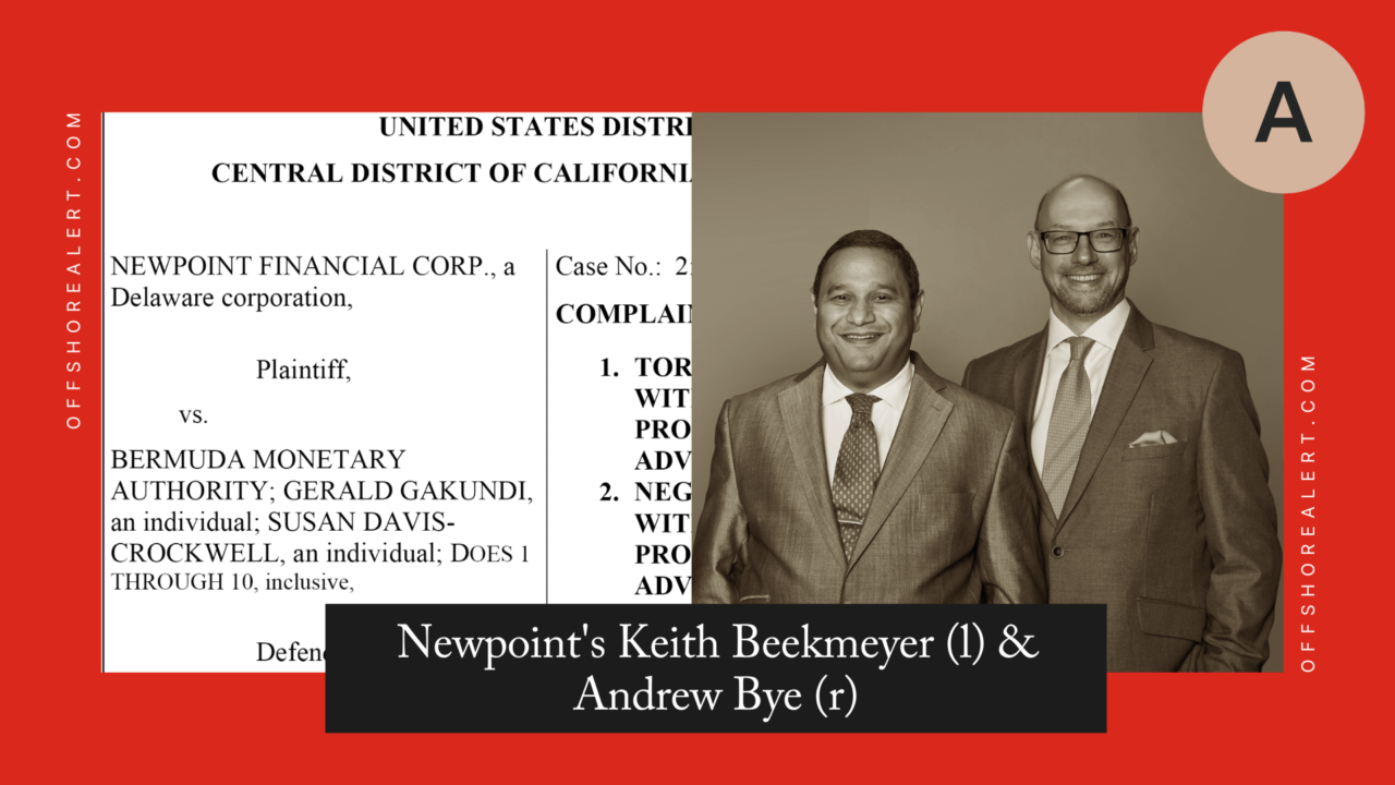 U.S. firm Newpoint Financial sues Bermuda regulator for ‘rejecting ...