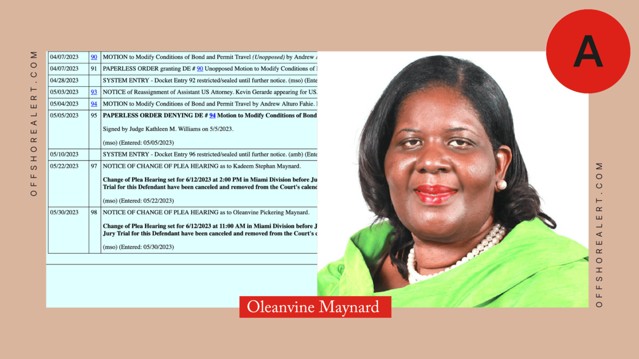 Ex-BVI Ports Authority MD Oleanvine Maynard to plead guilty in drugs ...