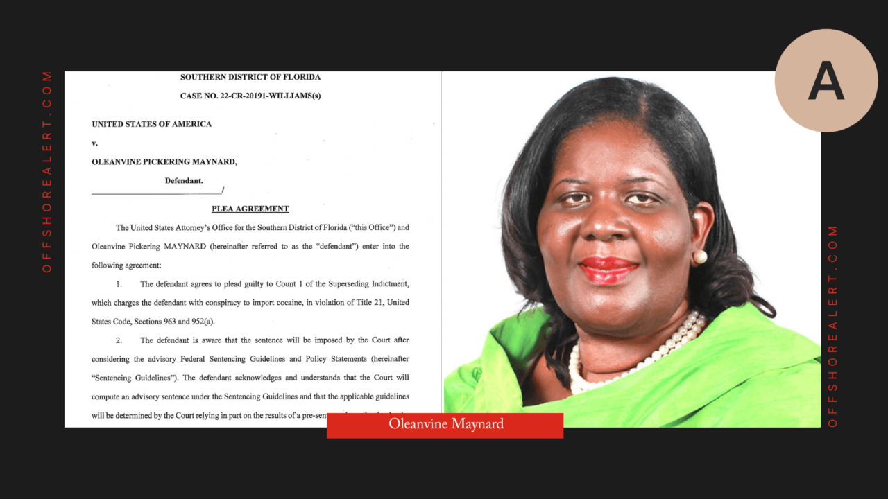 Ex-BVI Ports Authority MD Oleanvine Maynard pleads guilty to cocaine ...