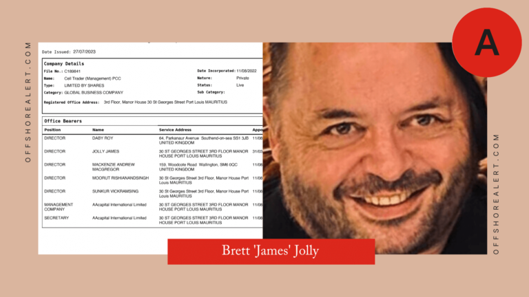 Banned U.K. director Brett ‘James’ Jolly now operating Mauritius ...