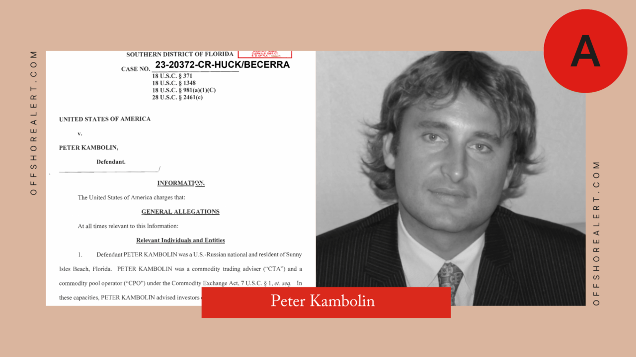 U.S.-Russian fund manager Peter Kambolin charged with fraud involving ...