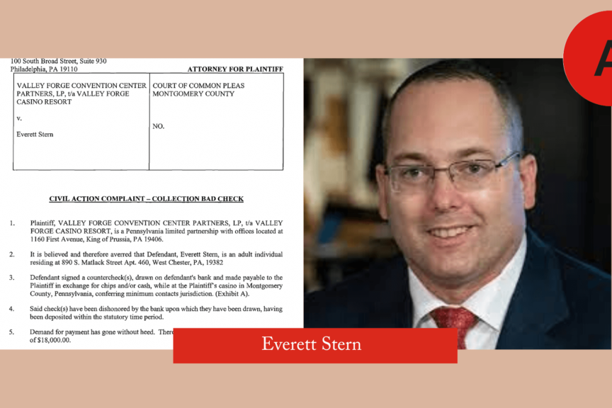 Valley Forge Casino Resort v. Everett Stern: Default Judgment ($26,832) - OffshoreAlert