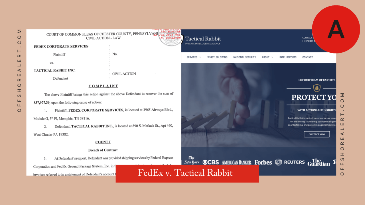 FedEx Corporate Services Inc. v. Tactical Rabbit Inc.: Default Judgment ...