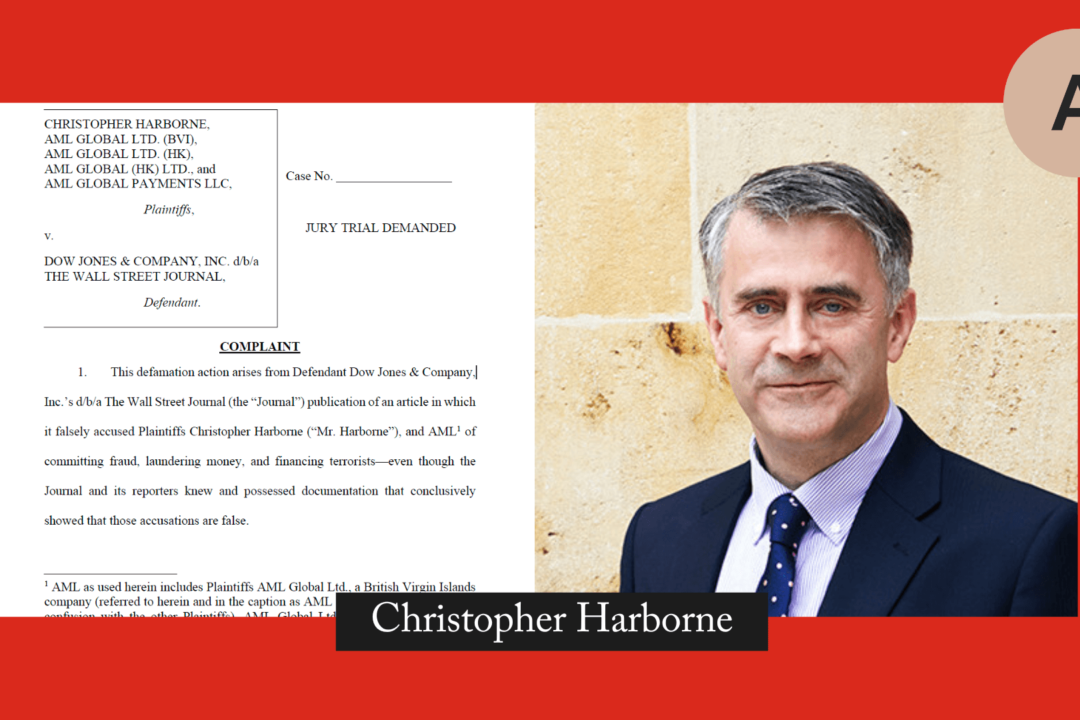 Christopher Harborne et al v. The Wall Street Journal: Complaint ...