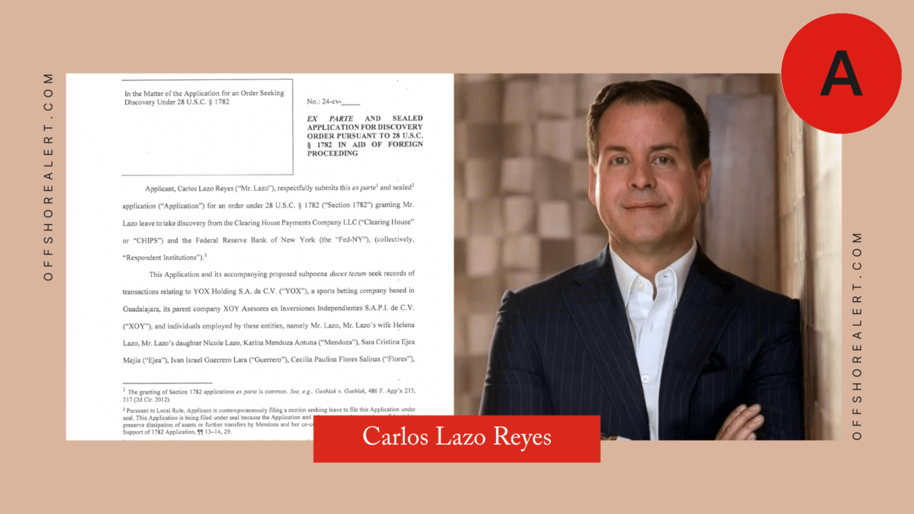 Venezuelan businessman Carlos Lazo Reyes seeks U.S. records to defend ...