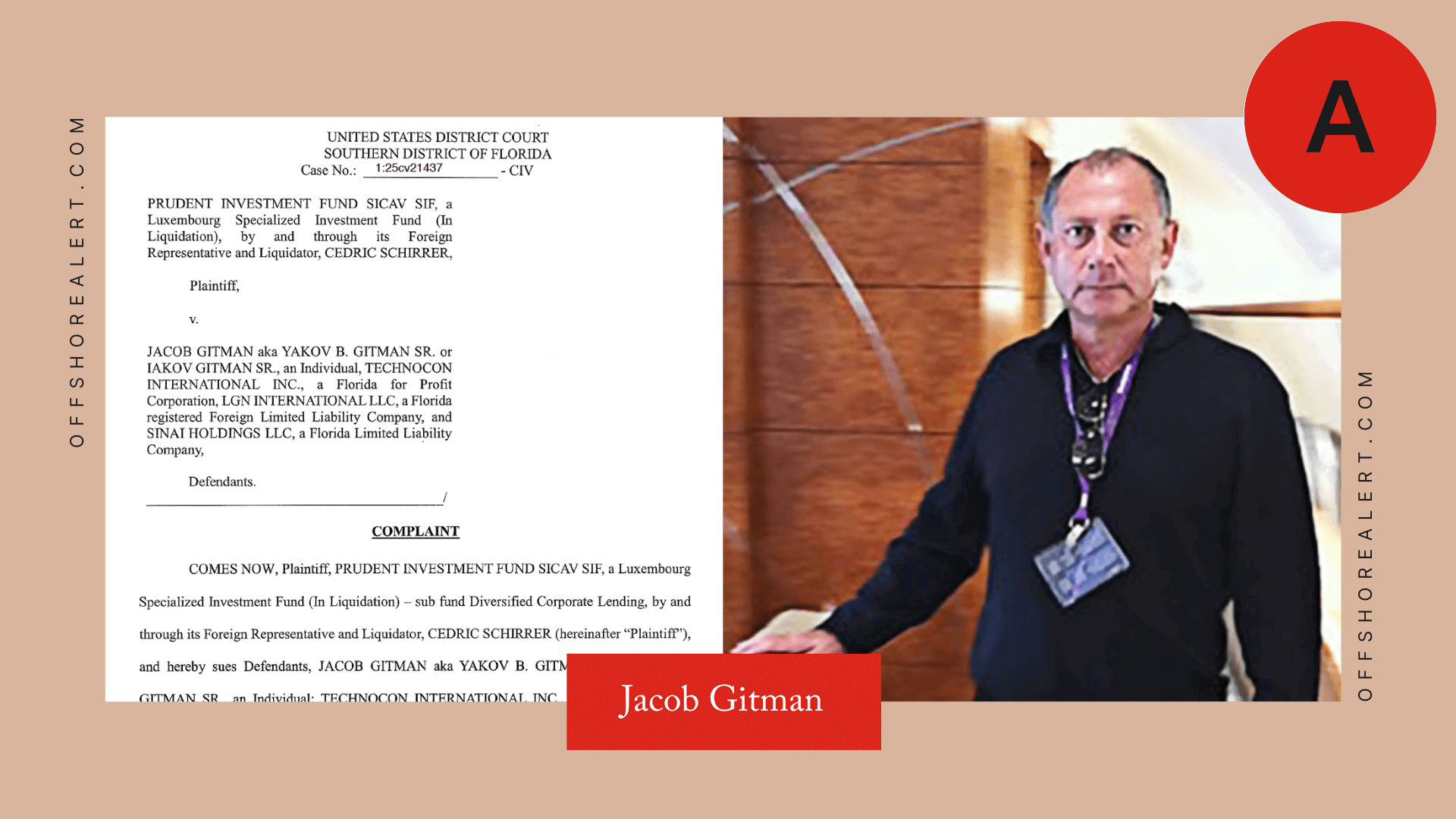 Luxembourg’s Prudent Investment Fund liquidator sues Jacob Gitman in Florida over ‘$40M ...