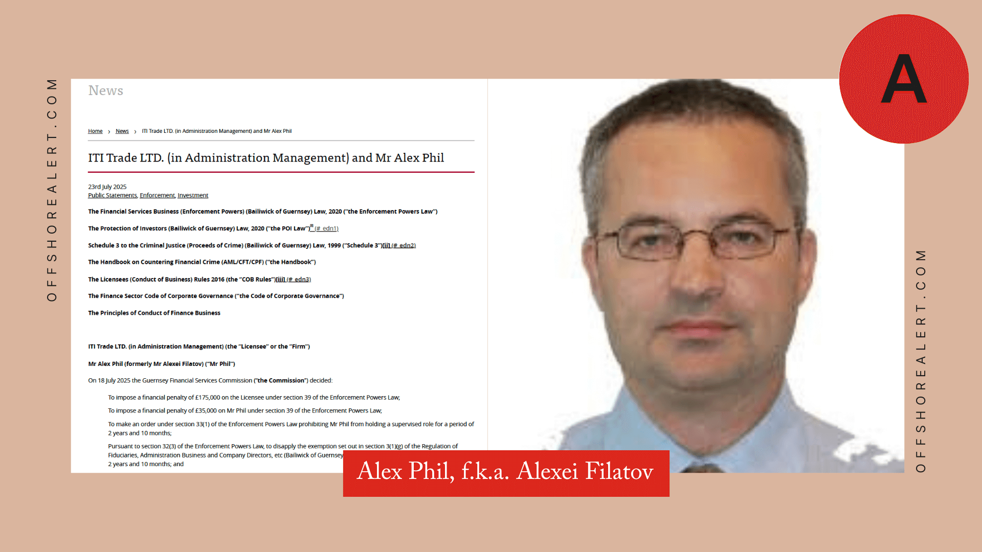 ITI Trade Ltd. et al: $210K Fines & Prohibition (Guernsey) - OffshoreAlert